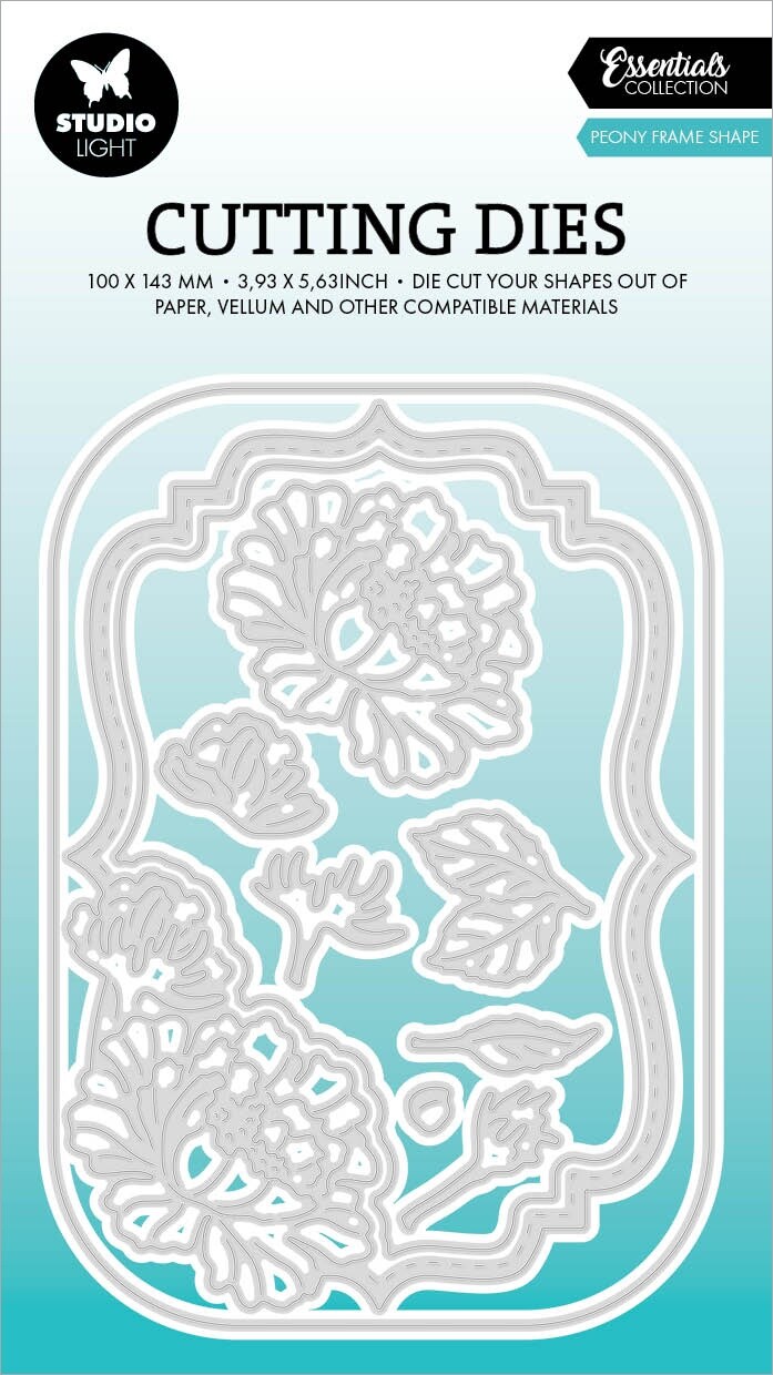 Studio Light Essentials Cutting Die-Nr. 767, Peony Frame Shape | Michaels