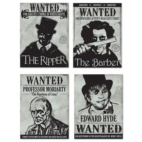 Sherlock Holmes Wanted Sign Cutouts | Michaels