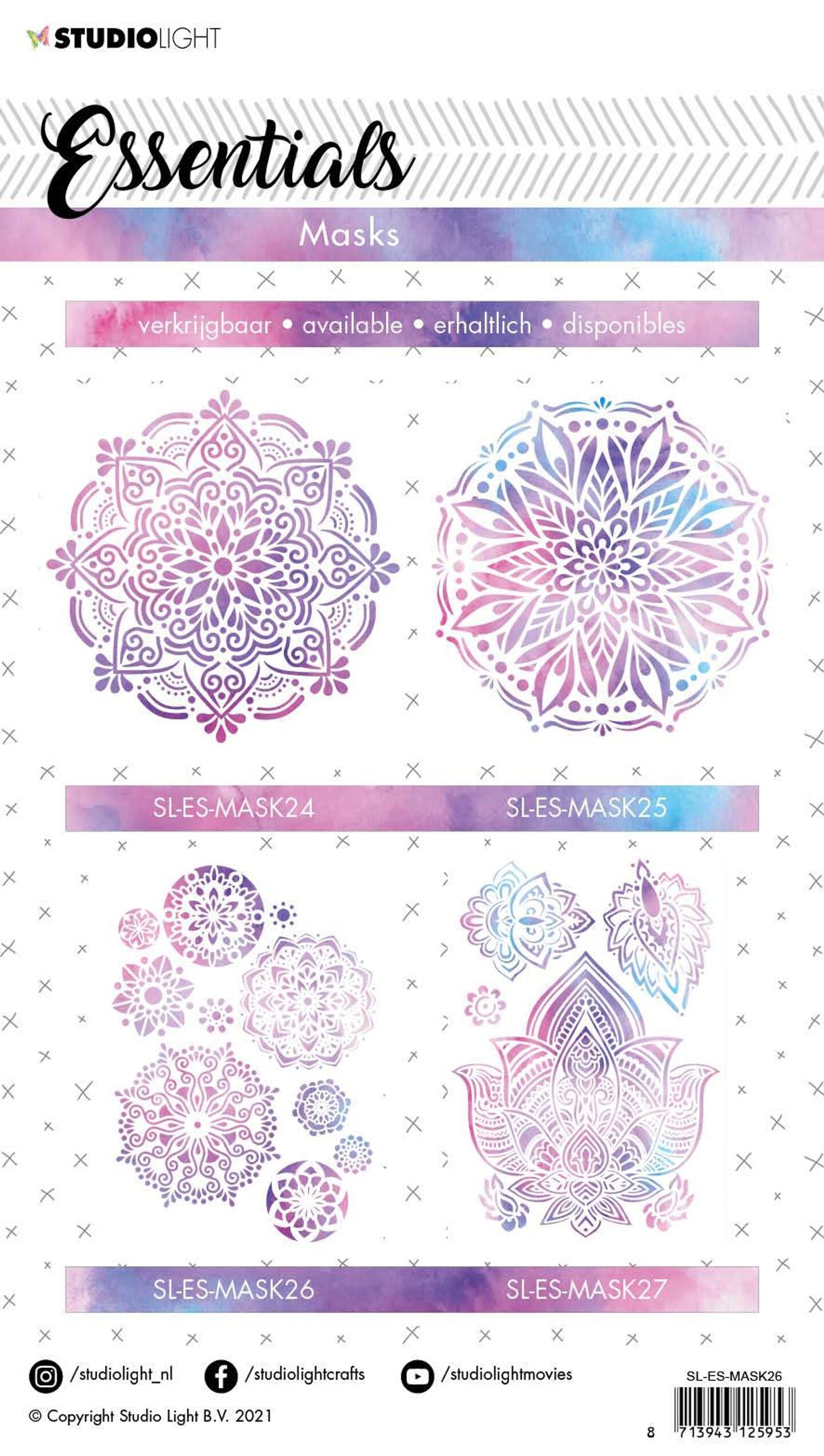 Studio Light SL Mask Mandalas Essentials 148x210mm nr.26 | Michaels