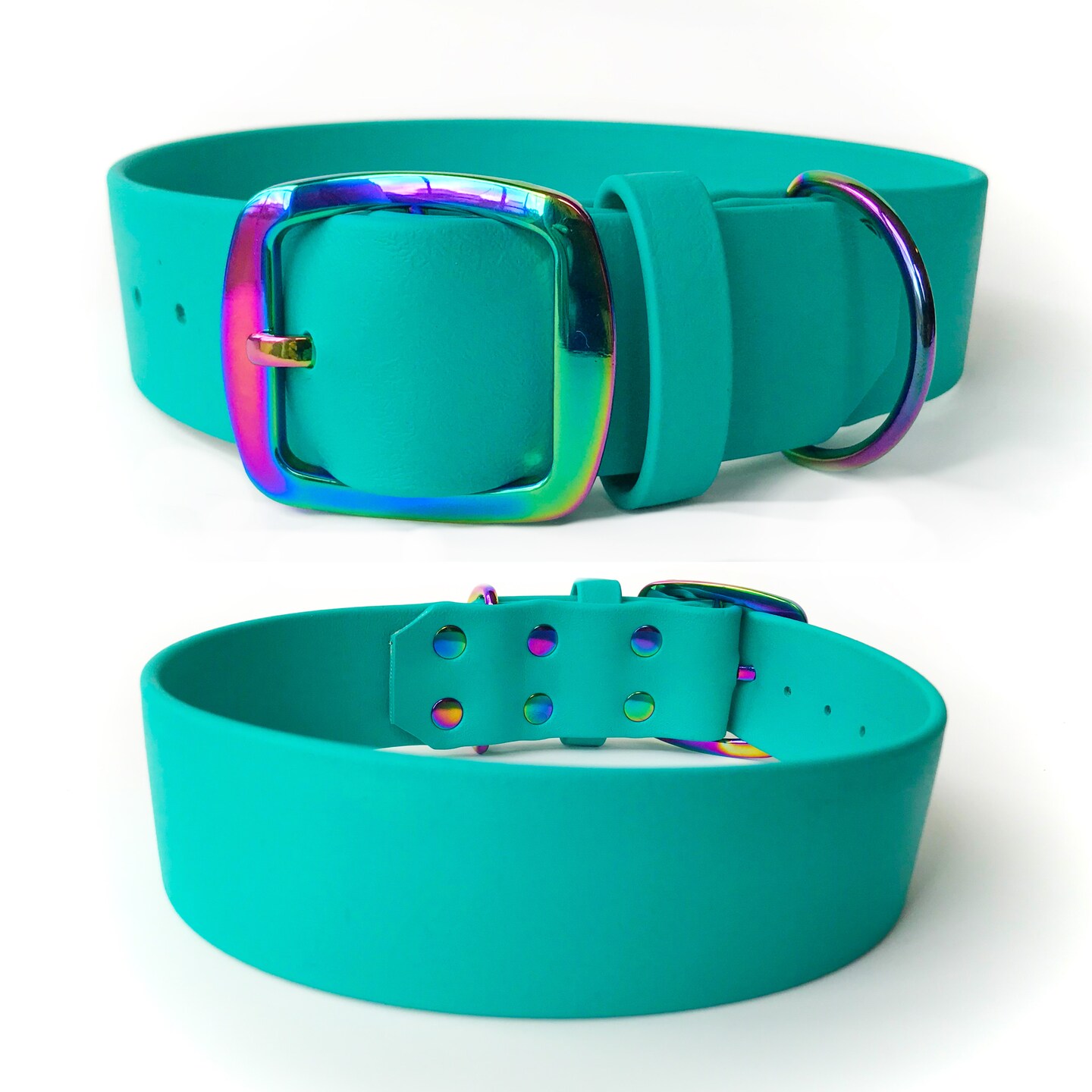 Waterproof Biothane Dog Collar 1.5 inch wide multiple color choices ...