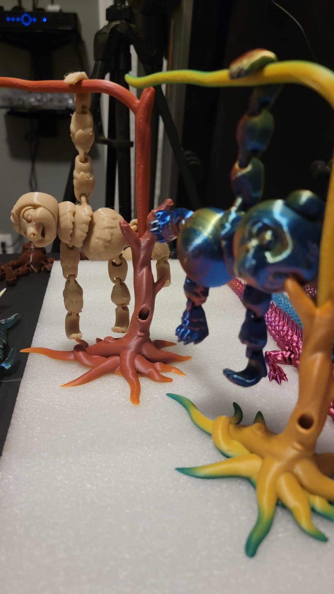 3D Printed Articulated Sloth or Panda w Tree | MakerPlace by Michaels