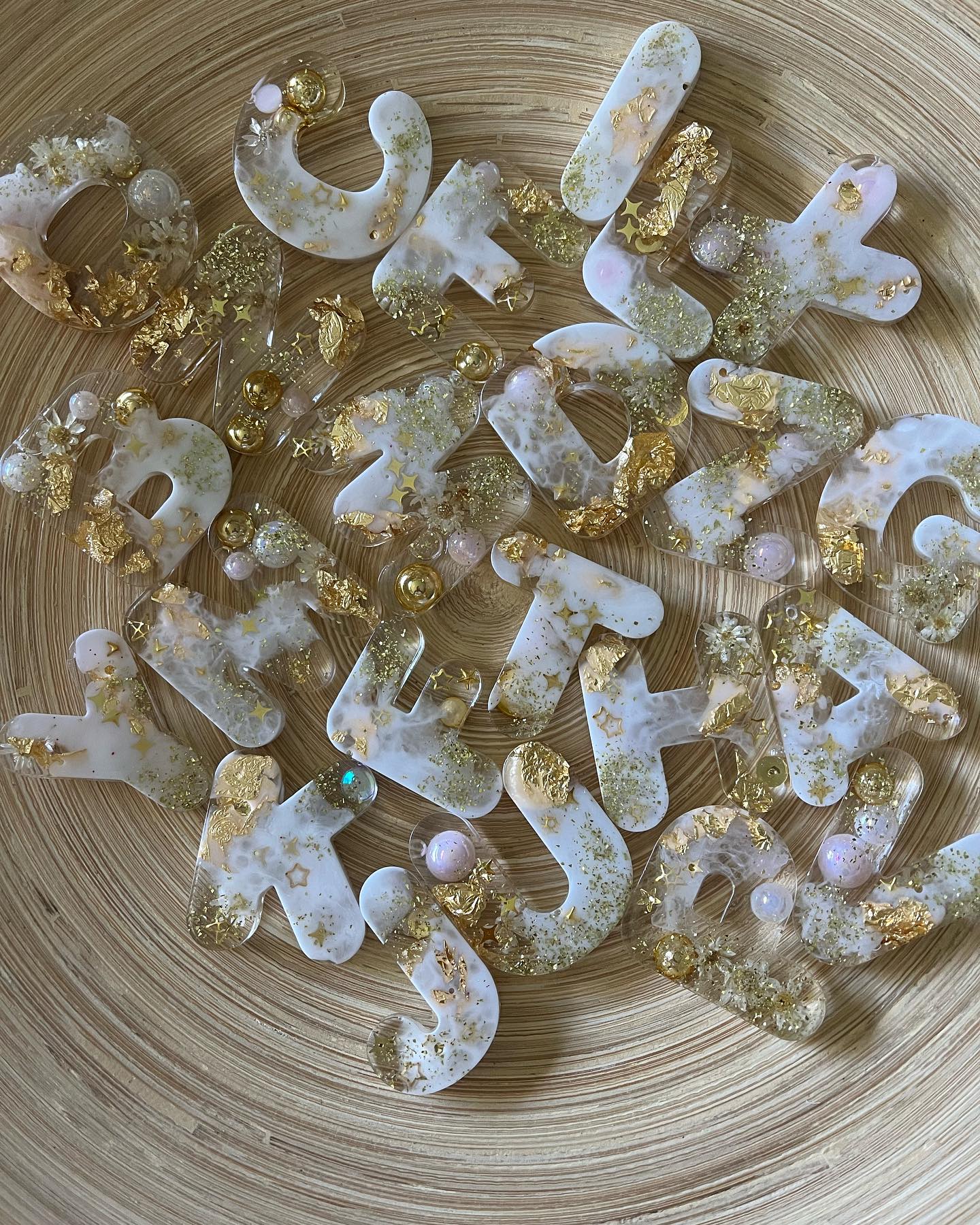 Resin letters set. Resin ABCs ABC set letters. Customized alphabet ...