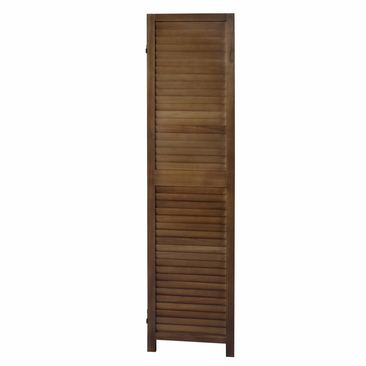 Saltoro Sherpi 67 Inch Paulownia Wood Panel Divider Screen, Shutter ...