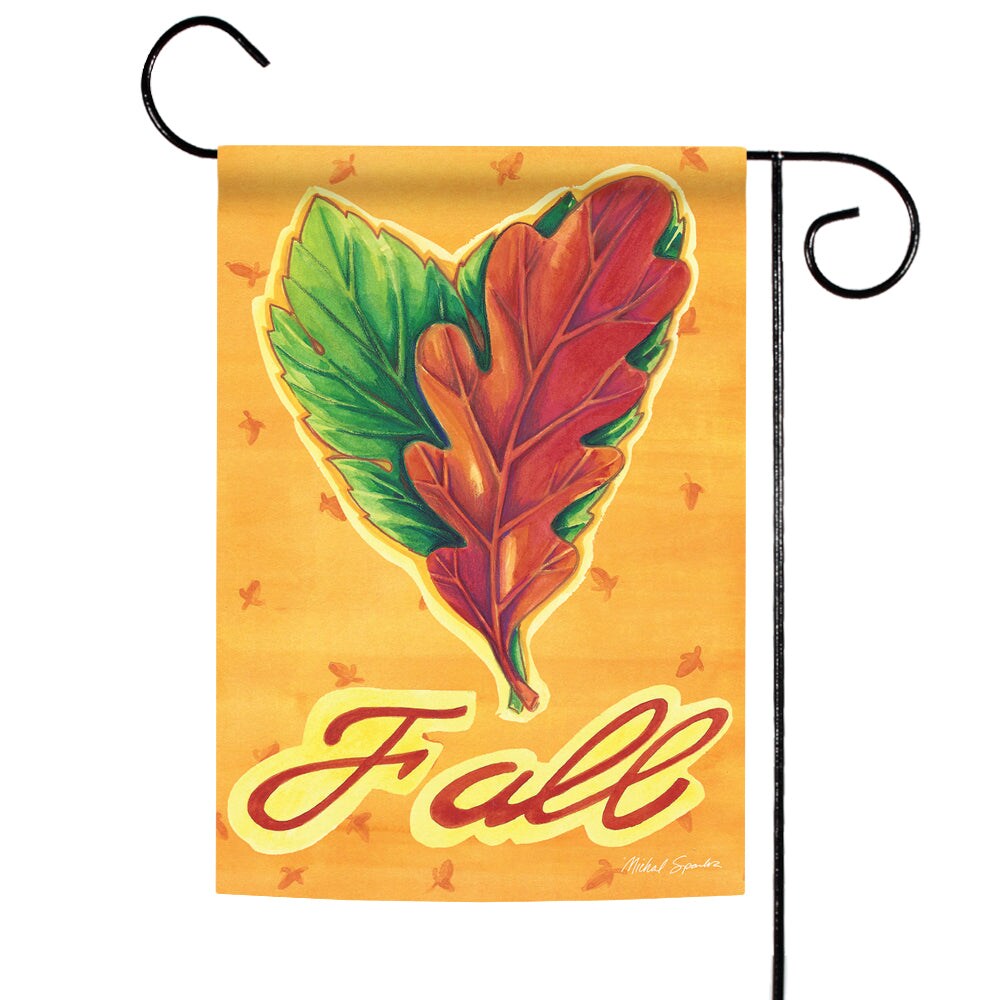 Heart Leaves Decorative Fall Flag | Michaels