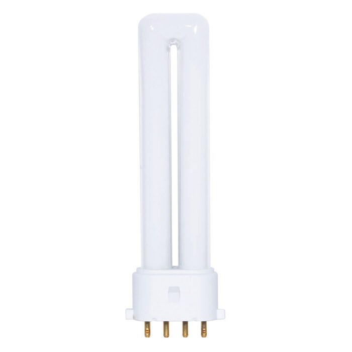 Satco S6414 7W Single Tube 4-Pin 2G7 Plug-In base 4100K fluorescent ...