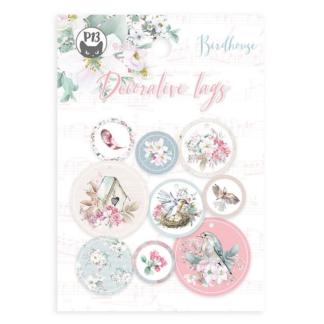 Birdhouse Double-Sided Cardstock Tags 9/Pkg-#01 | Michaels