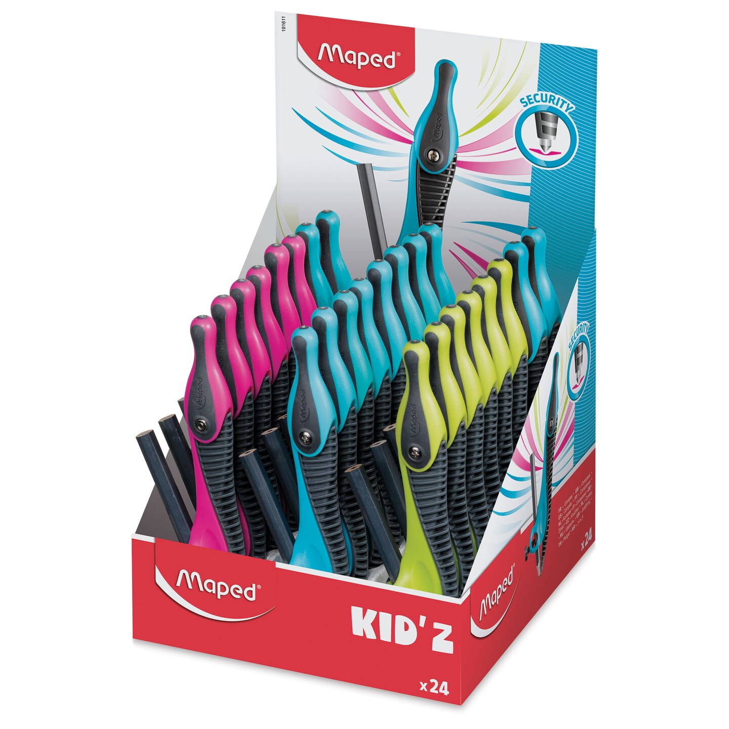 Maped Kid'Z Compass with Universal Holder - Classpack, Pkg of 24 | Michaels