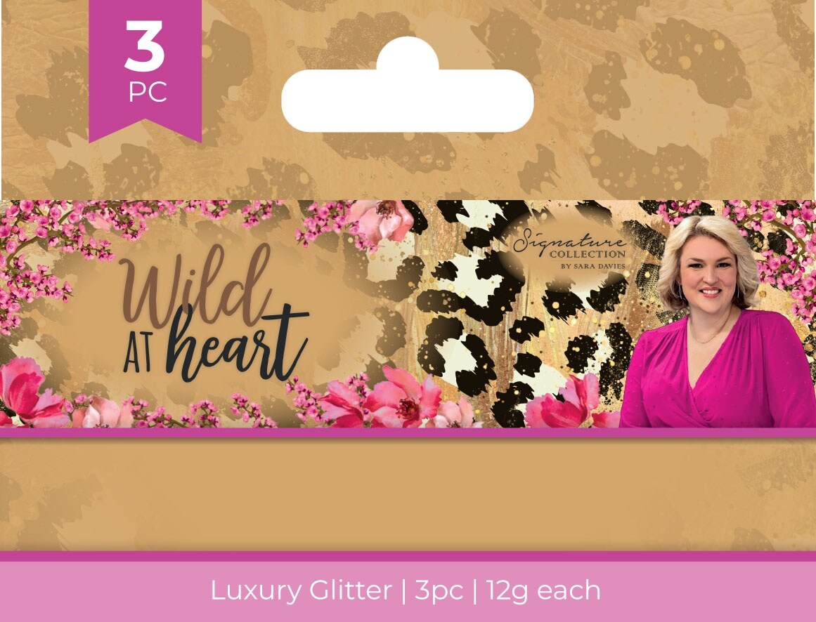 Sara Signature Wild At Heart Glitter 3/Pkg-12g Each, Count: 1 | Michaels