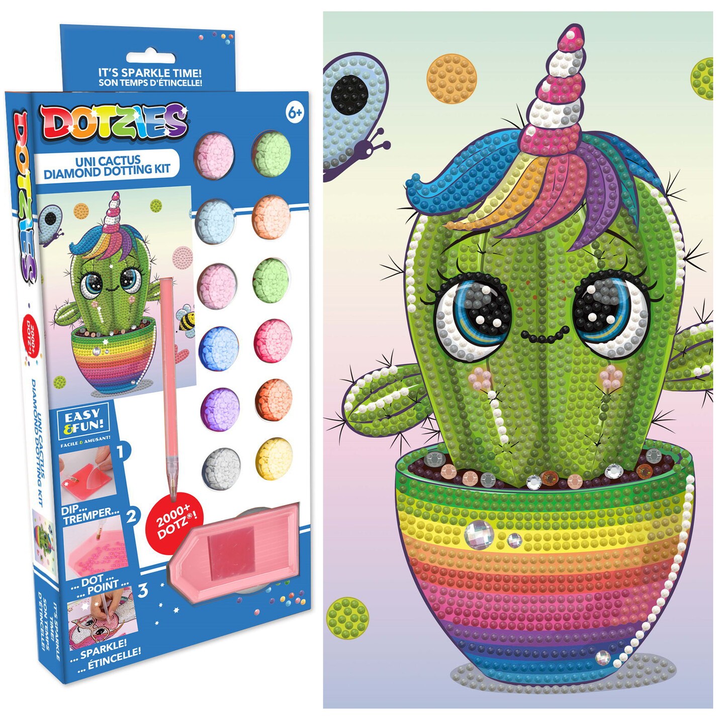 Diamond Dotz Uni Cactus Diamond Painting Kits for Adults - Diamond Art ...