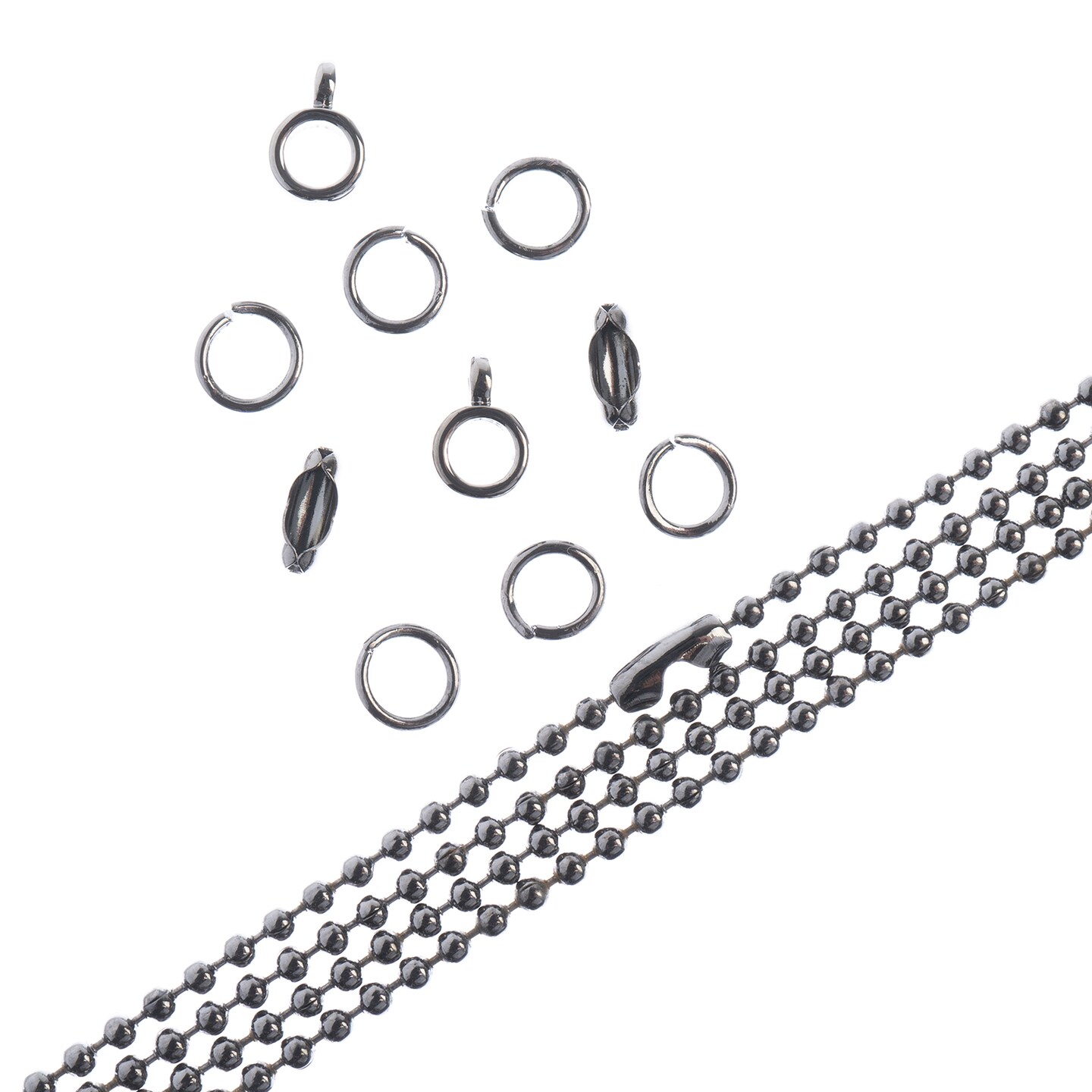 John Bead 3mm Ball Chain & Jewelry Findings Set | Michaels