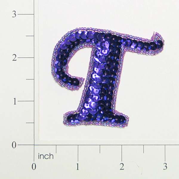 Letter T Sequin Applique/Patch | Michaels