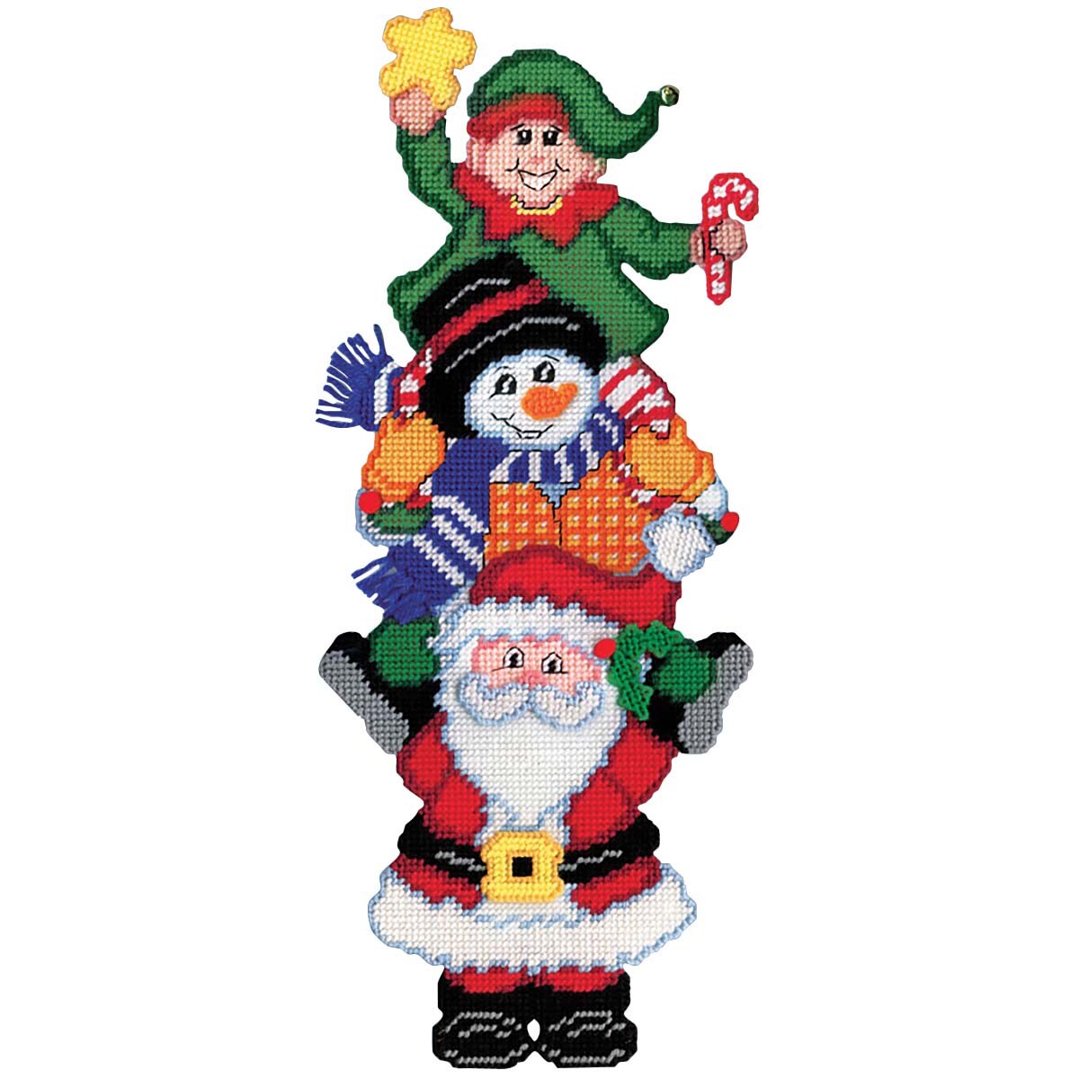 Design Works Christmas Pile Wall Hanging Plastic Canvas Kit | Michaels