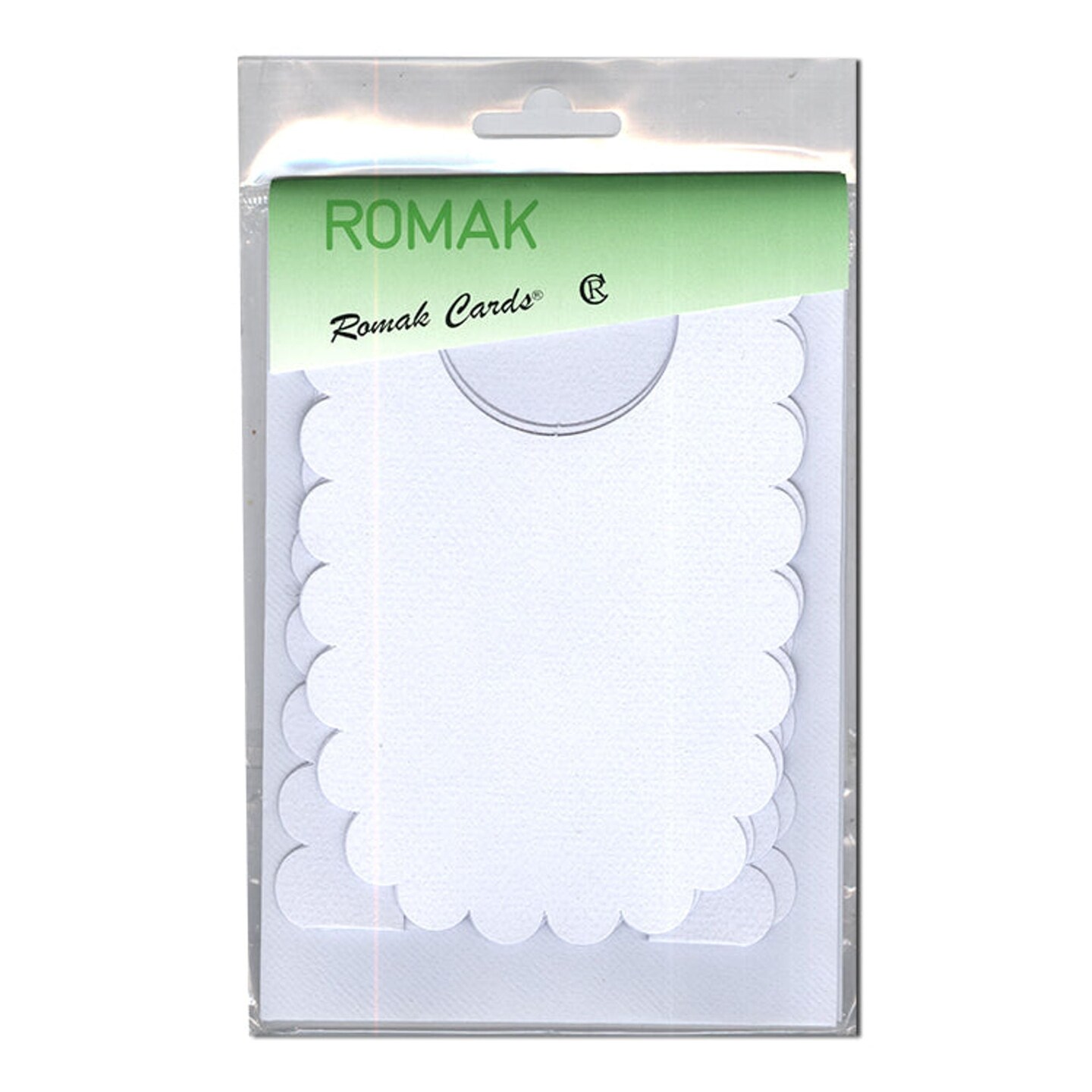 Romak 4 Bibs Cards & Envelopes 4x6" - White | Michaels