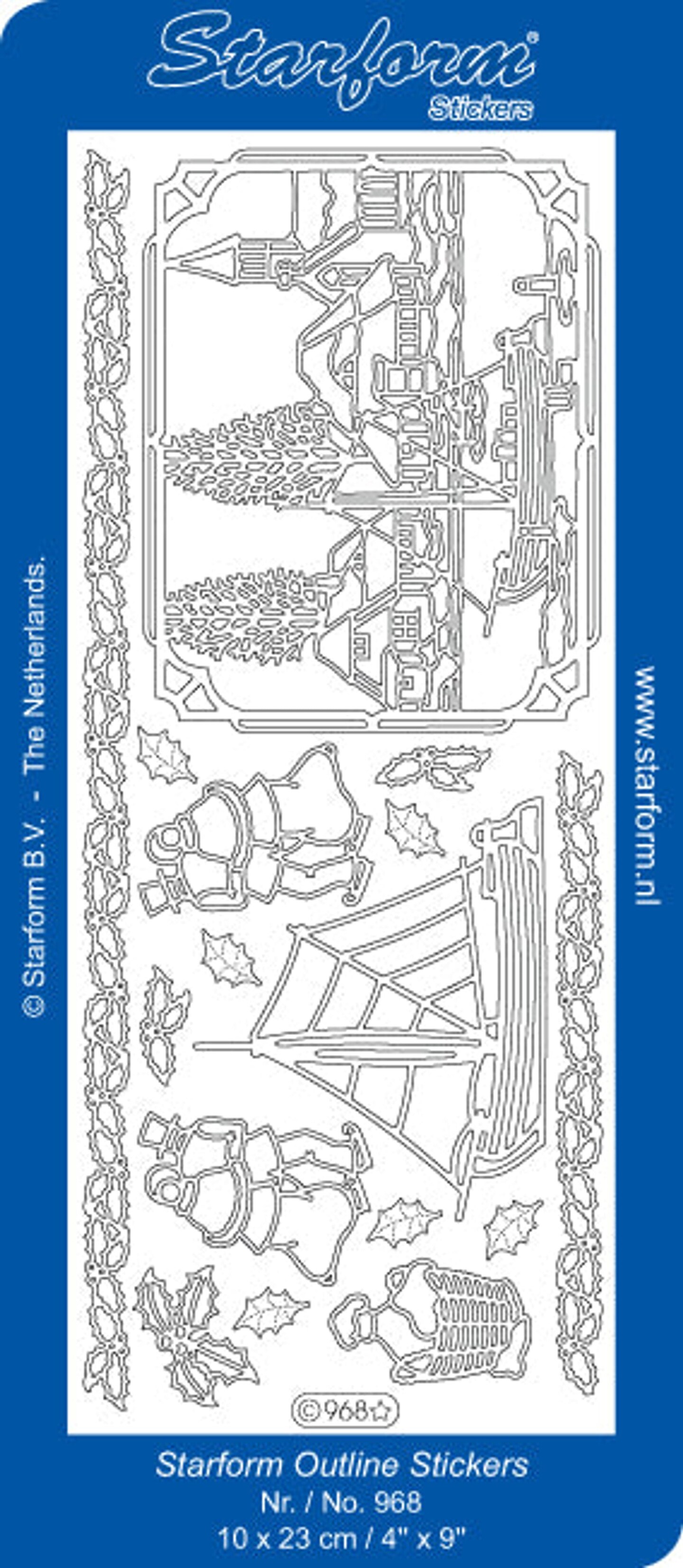 Starform Deco Stickers - Ship and Scene - Gold | Michaels