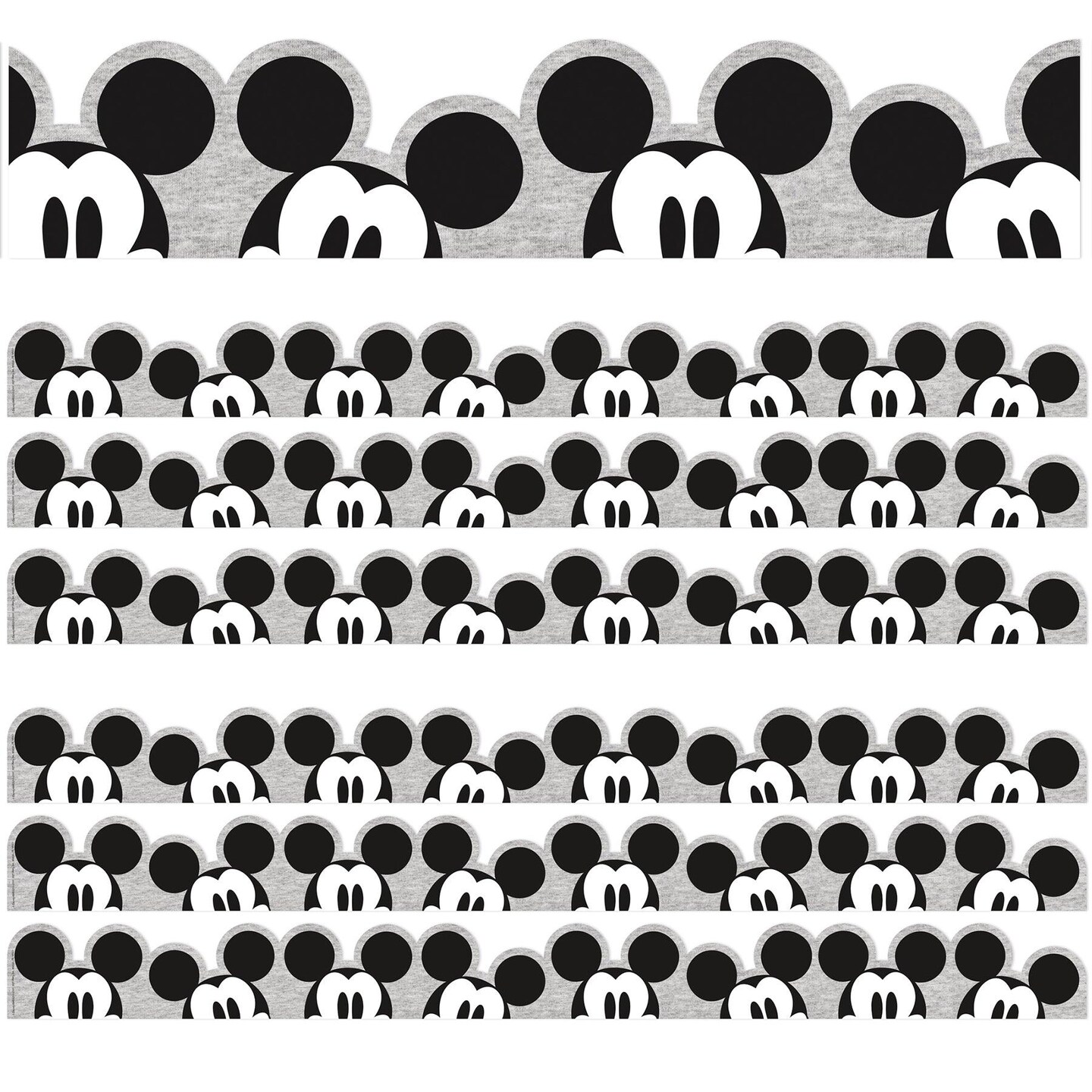 Mickey Mouse® Throwback Peeking Mickeys Extra Wide Deco Trim®, 37 Feet ...