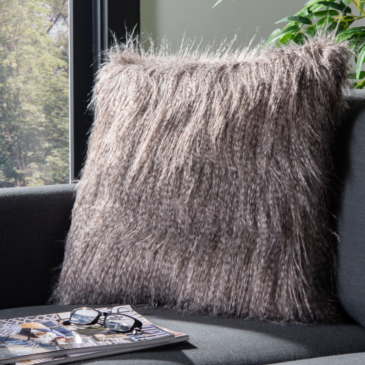 Safavieh Faux Luke Peacock Grey | Michaels