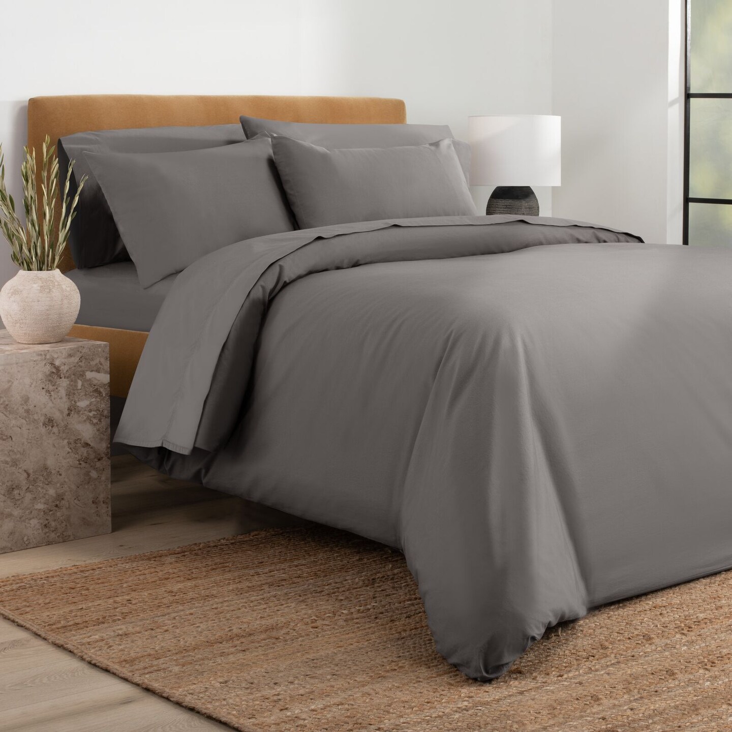 Nate Home by Nate Berkus 200TC Cotton Percale Duvet Set Michaels