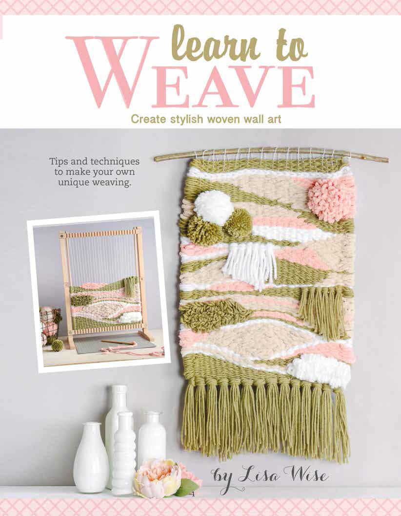 Leisure Arts Learn To Weave Laminated Weaving Book | Michaels