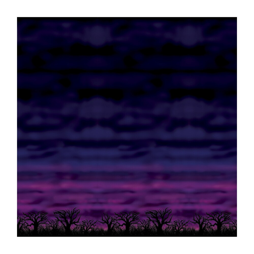 Beistle Spooky Sky Backdrop 4 X 30 - 6 Pack (1 Per Package) | Michaels