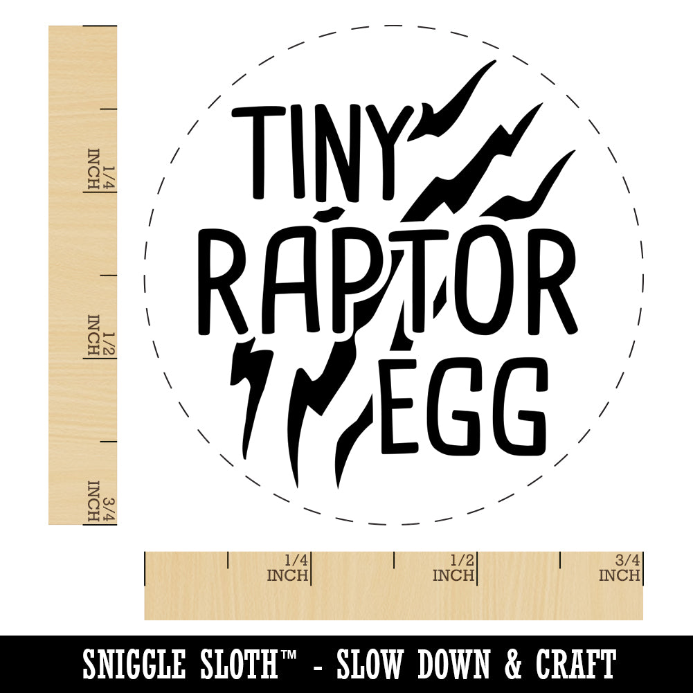 Tiny Raptor Egg Claw Marks Chicken Egg Rubber Stamp | Michaels