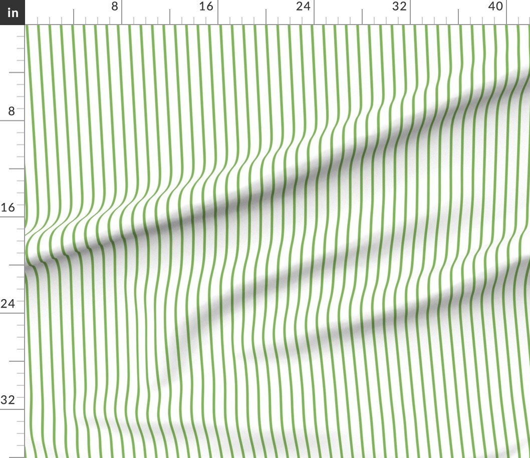 Various Fabrics by the Yard or Fat Quarter Simple Green Stripe Graphic ...