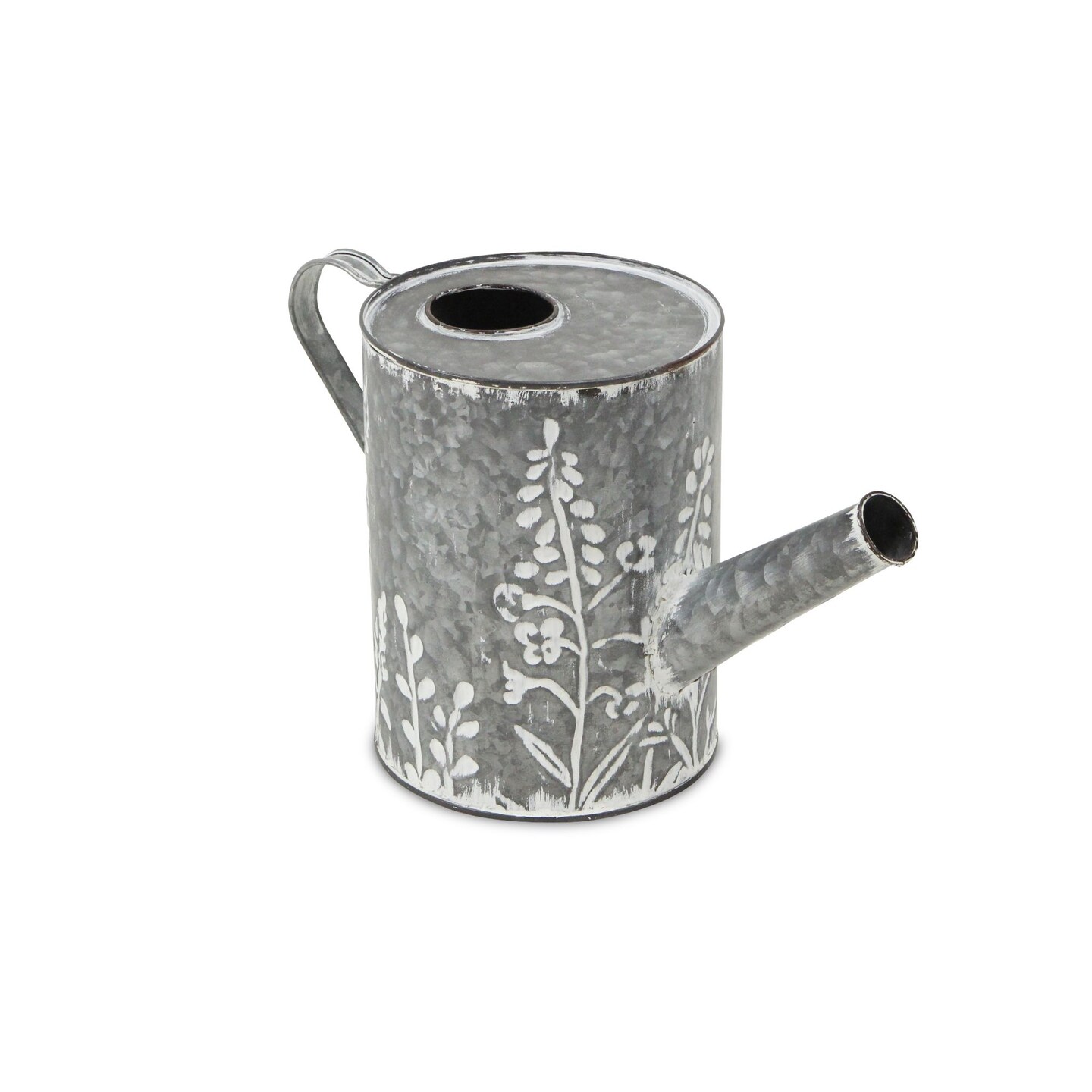 Contemporary Home Living 13.25" White and Gray Rustic Pitcher Decor ...