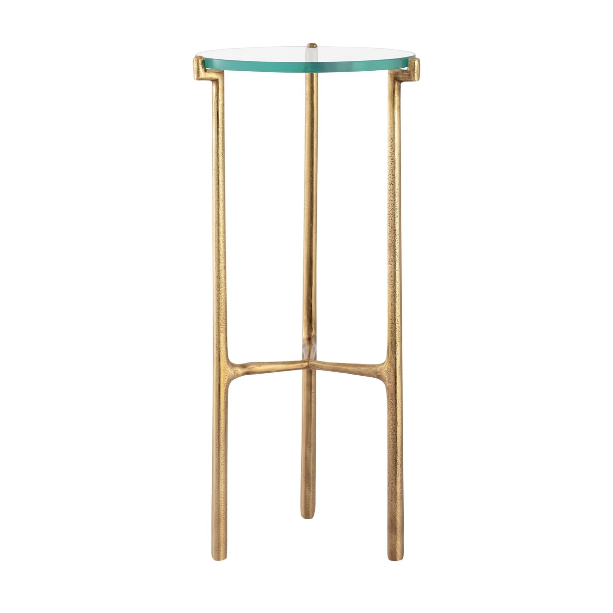 Elk Signature Bump Out Accent Table - Aged Brass | Michaels