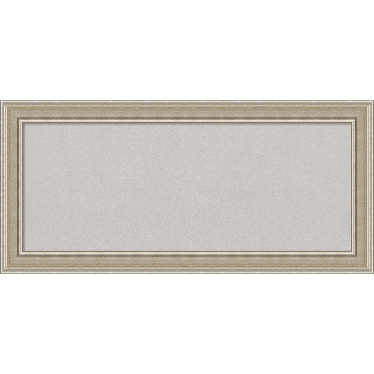 Mezzo Silver Wood Framed Corkboard, Grey Cork | Michaels