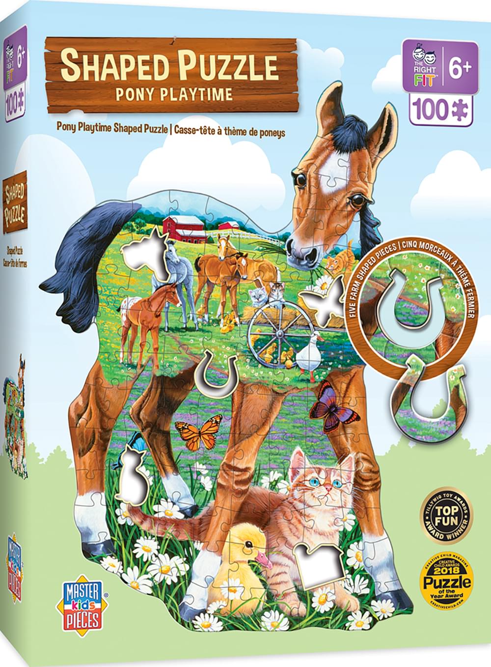 Pony Playtime Shaped 100 Piece Jigsaw Puzzle | Michaels