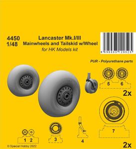 CMK 1/48 Lancaster Mk.I/III Mainwheels and Tailwheel w/Leg 1/48 | Michaels