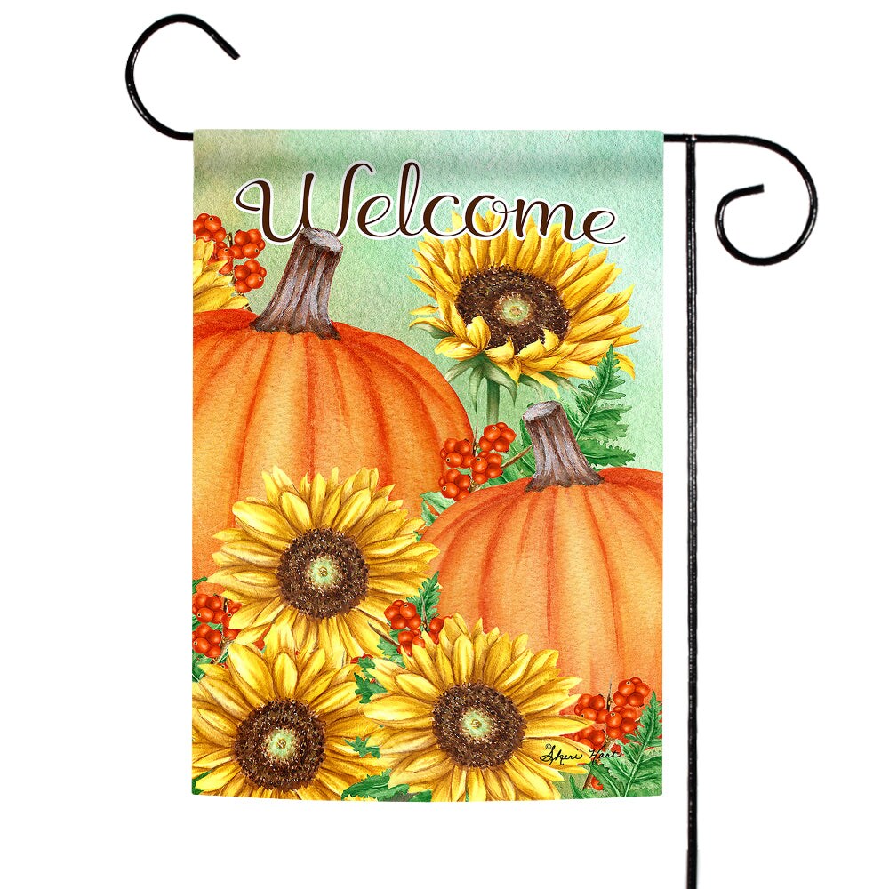 Pumpkins and Sunflowers Decorative Fall Flag | Michaels