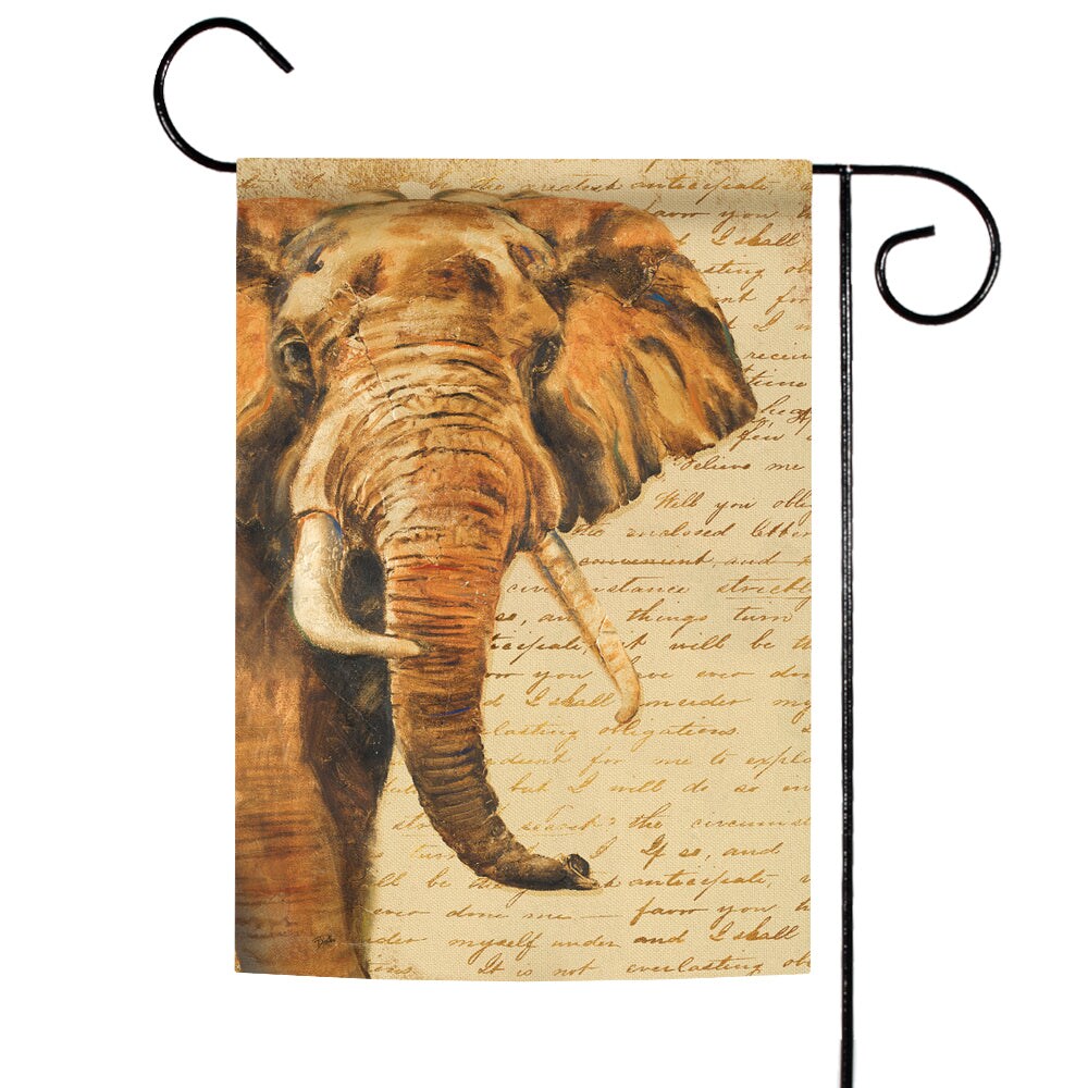 Hand Painted Elephant Decorative Elephant Flag | Michaels