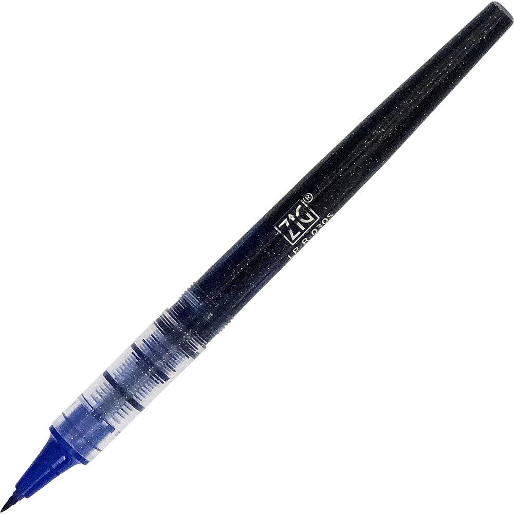 Kuretake Zig Cocoiro Letter Pen Brush Tip Refill, .3mm, Royal Blue ...