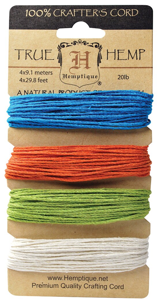 Hemptique Hemp Cord Set, 20 Lb., Bright | Michaels
