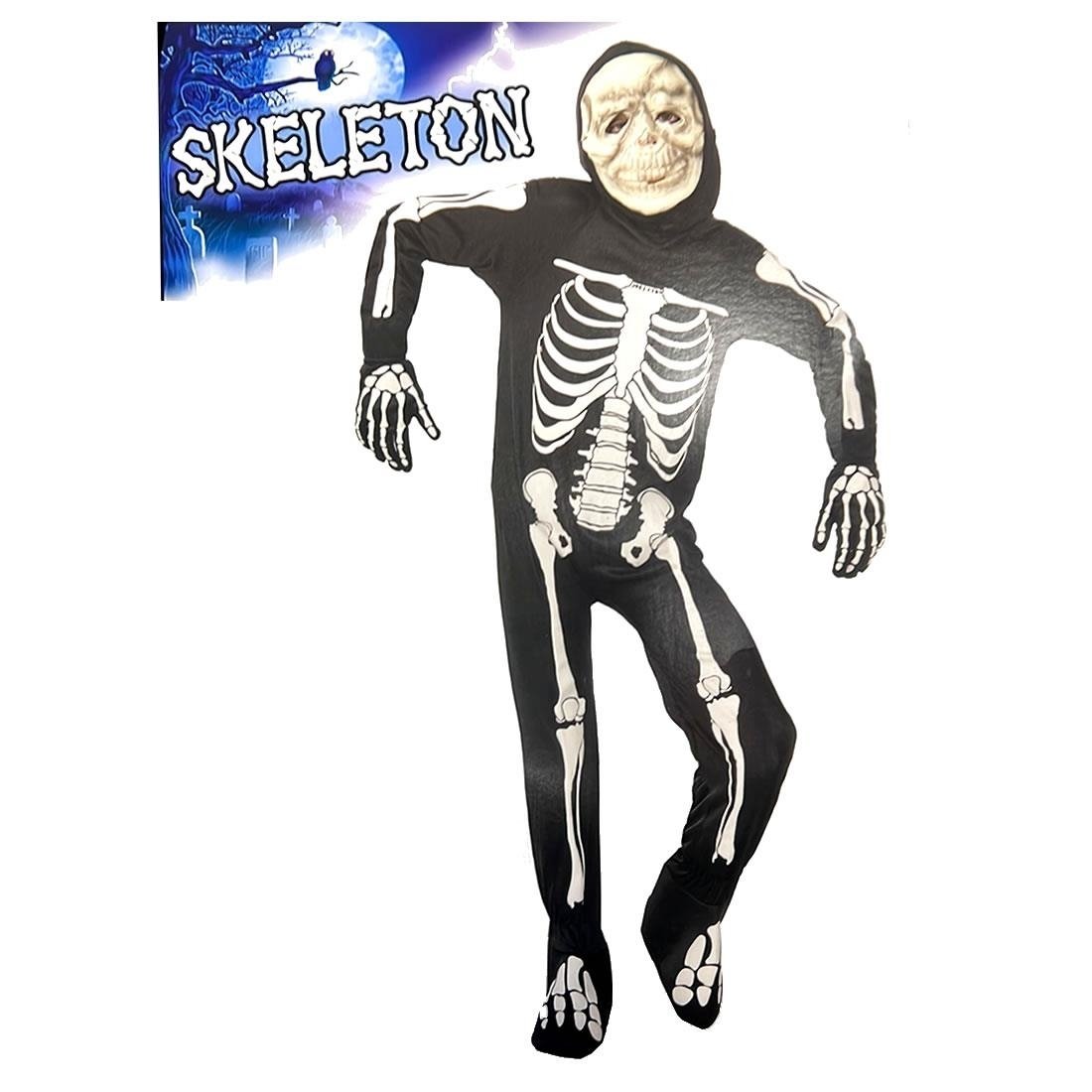 Forum Novelties Bone X-Ray Skeleton Kids size XS Skelebones Suit ...