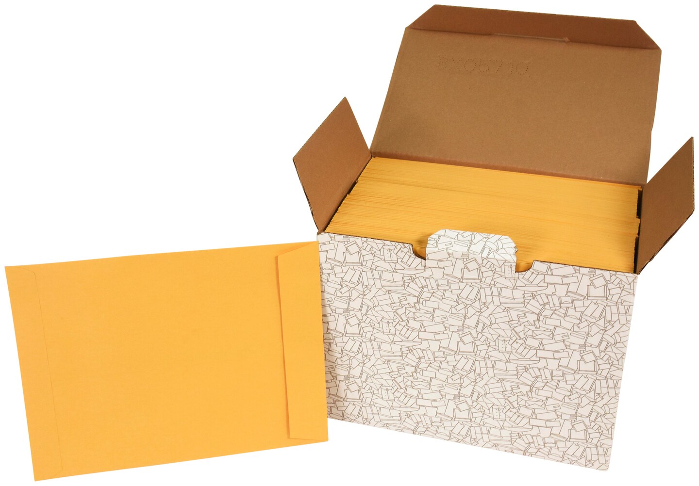 School Smart No Clasp Envelopes with Gummed Flap, 9 x 12 Inches, Kraft ...