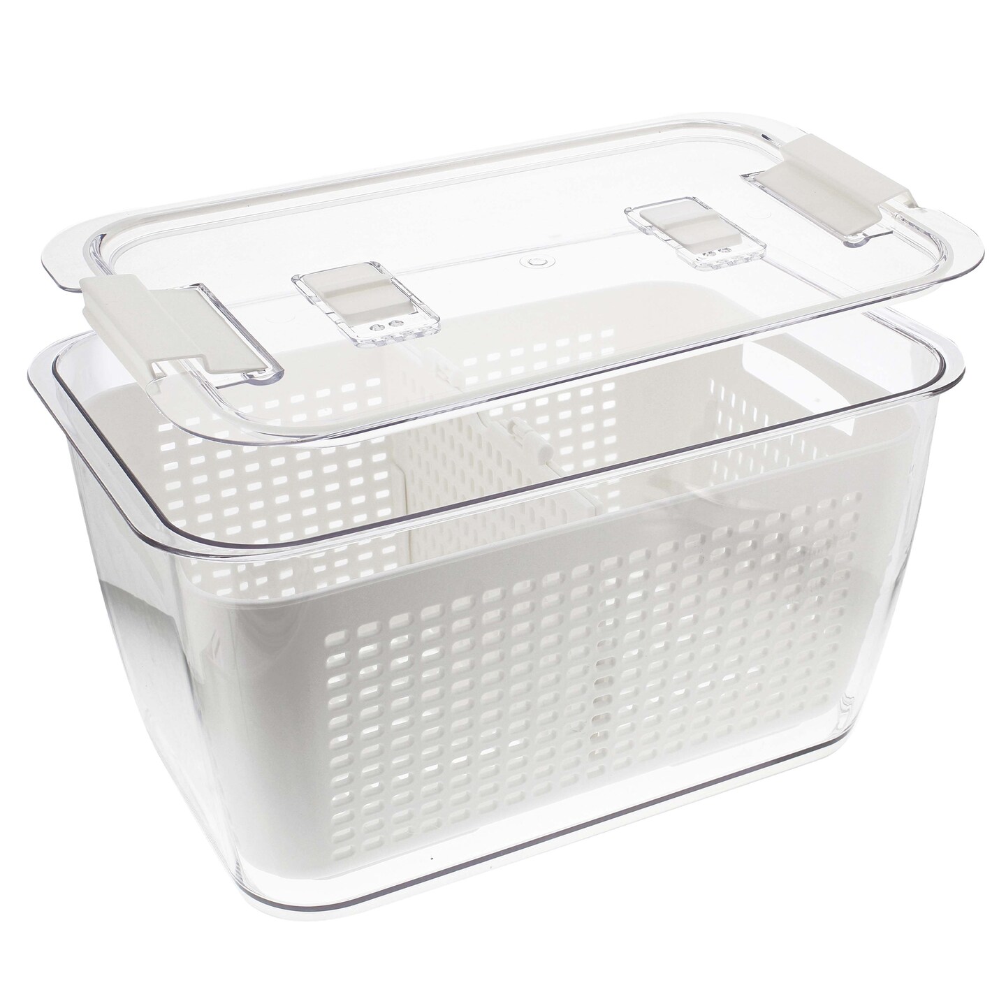 Spec101 Plastic Food Storage 10in - Plastic Kitchen Strainer Container ...