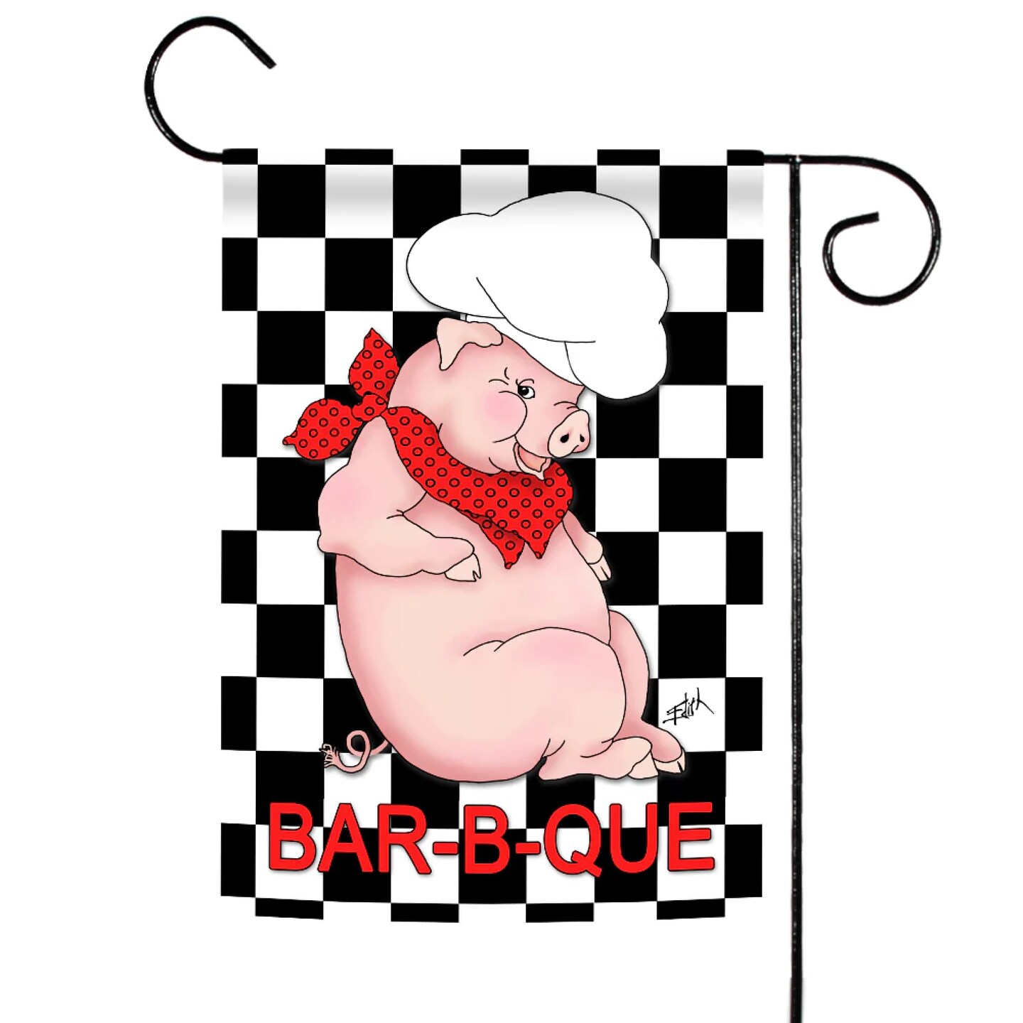 Toland Home Garden Chef Piggy Grill "Bar-B-Que" Outdoor Garden Flag 18" x 12.5" | Michaels