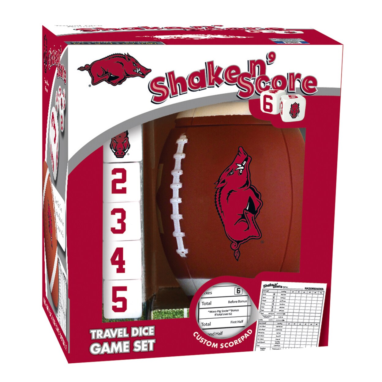 Masterpieces Officially Licensed NCAA Arkansas Razorbacks Shake N ...