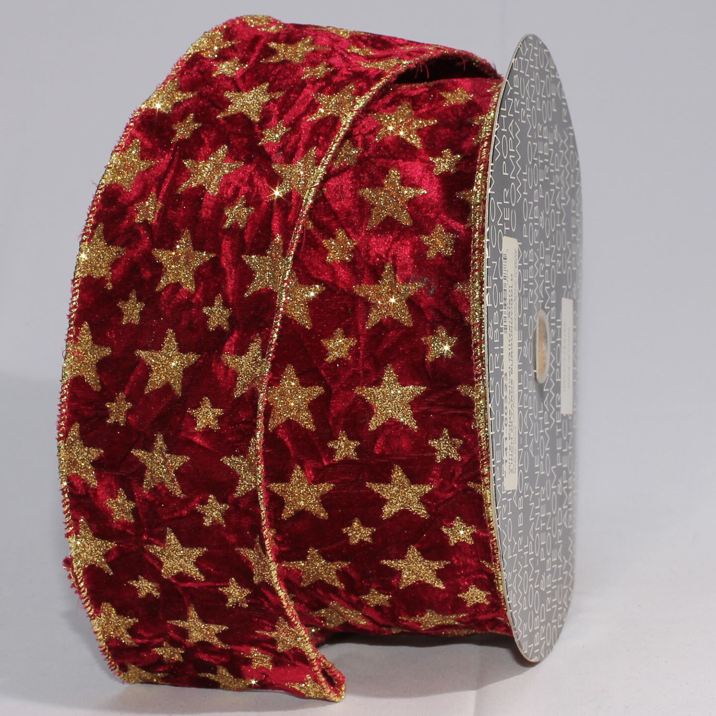 The Ribbon People Burgundy Red and Gold Craft Ribbon Trim with ...