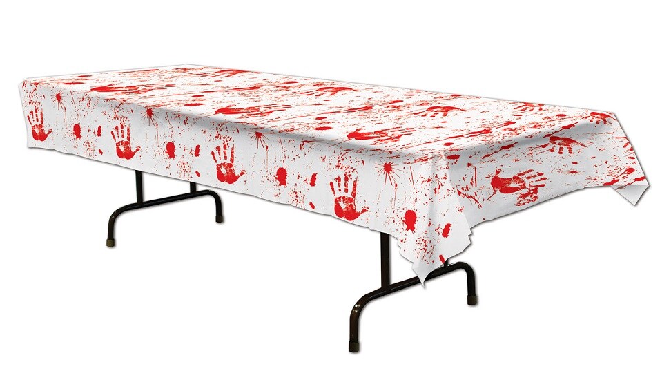 Party Central Club Pack of 12 White and Red Bloody Handprints Halloween ...