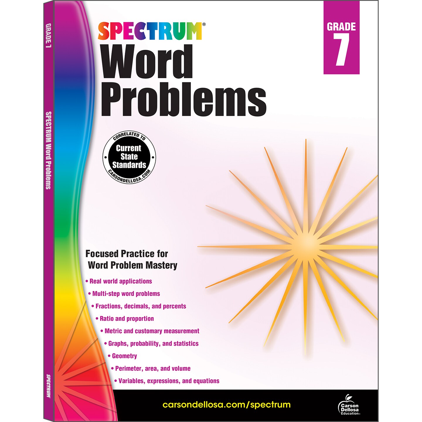 Spectrum 7th Grade Math Word Problems Workbook, Ages 12 to 13, Grade 7 ... Spectrum 7th Grade Math Word Problems Workbook, Ages 12 to 13, Grade 7 ...