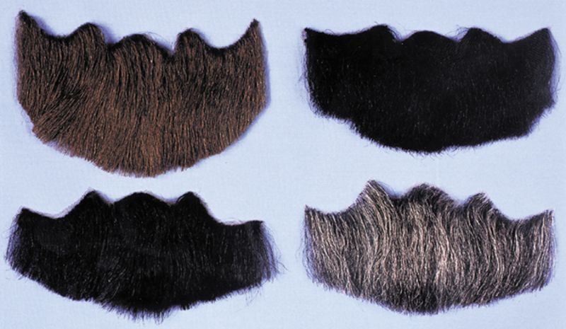 The Costume Center 6" Black 5 Point Goatee Men Adult Halloween Beard ...