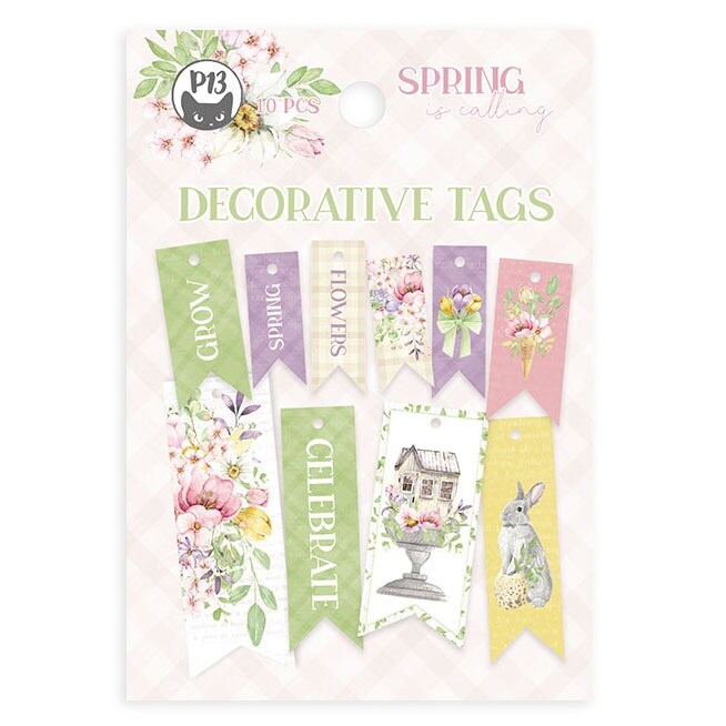 Spring Is Calling Double-Sided Cardstock Tags 10/Pkg-#02 | Michaels