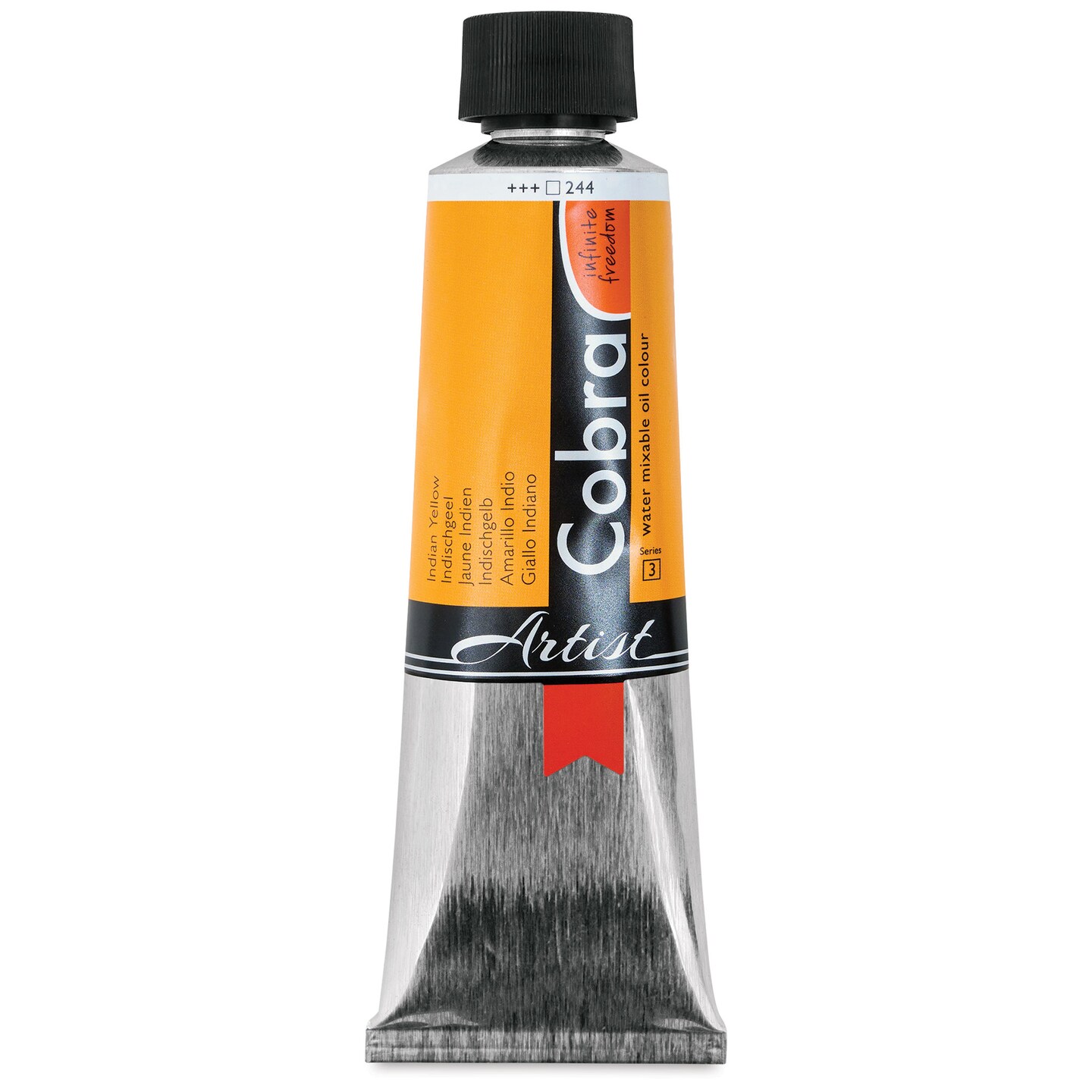 Cobra Artist Water Mixable Oil Paint - Indian Yellow, 150 ml tube ...