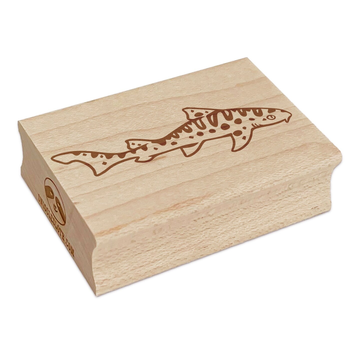 Leopard Shark Fish Rectangle Rubber Stamp for Stamping Crafting | Michaels