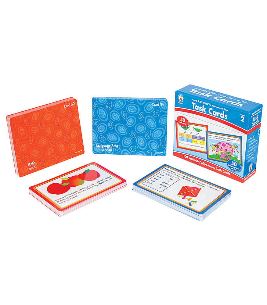 Carson Dellosa Task Cards Learning Cards, Grade 2 | Michaels
