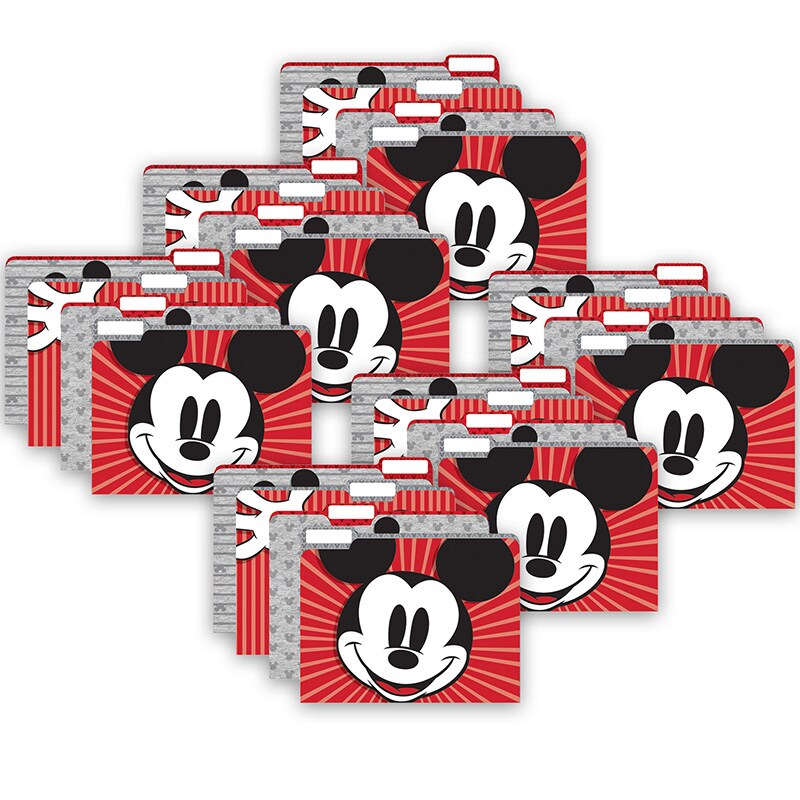Mickey Mouse® Throwback File Folders, 4 Per Pack, 6 Packs | Michaels