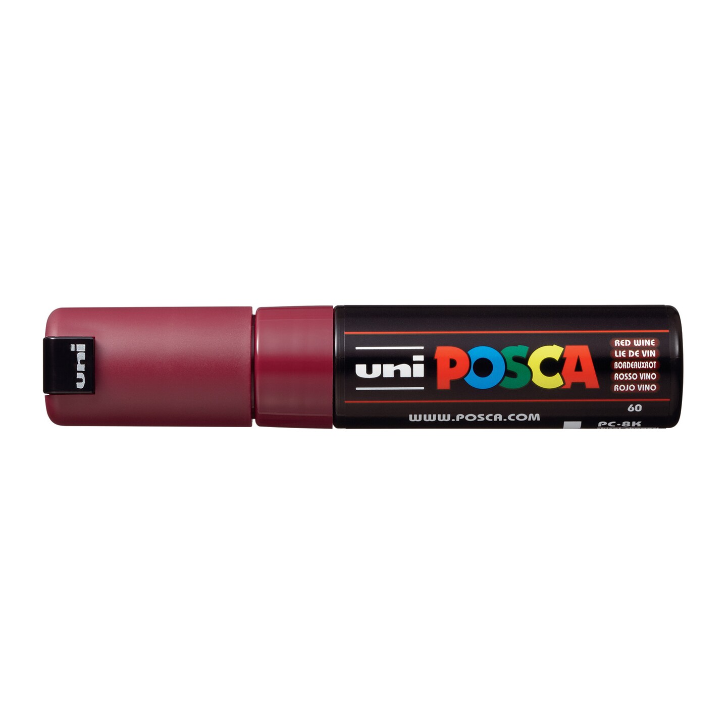 POSCA Paint Marker, PC-8K Broad Chisel, Red Wine | Michaels
