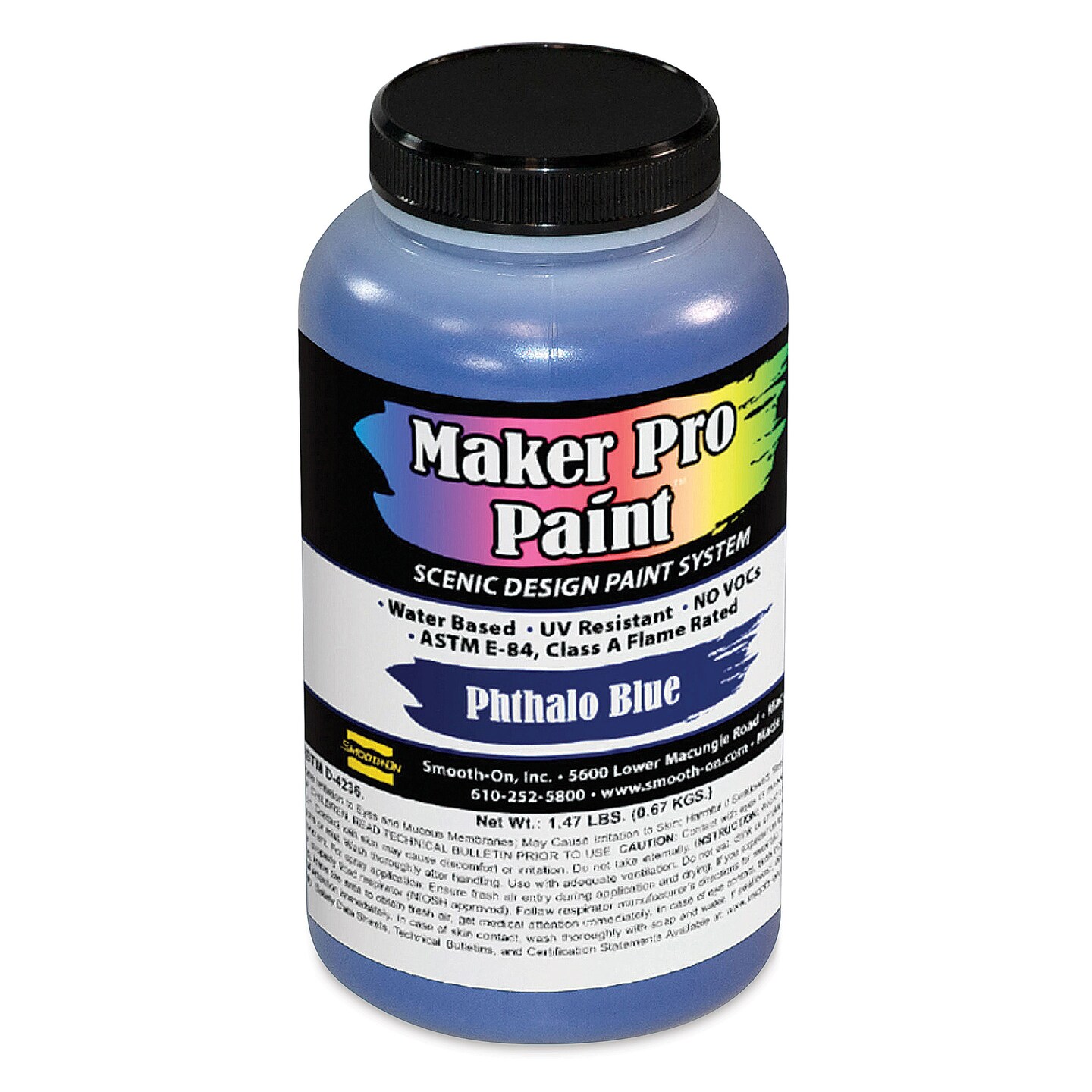 Smooth-On Maker Pro Acrylic-Urethane Paint - Phthalo Blue, 16 oz | Michaels